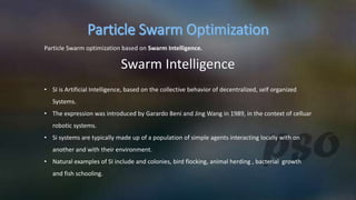 Particle Swarm Optimization | PPTX