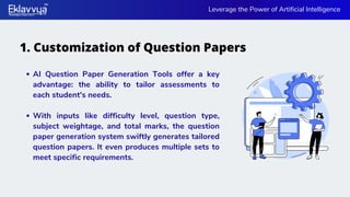 The Future of Learning: Streamline School Assessments with AI-Generated ...
