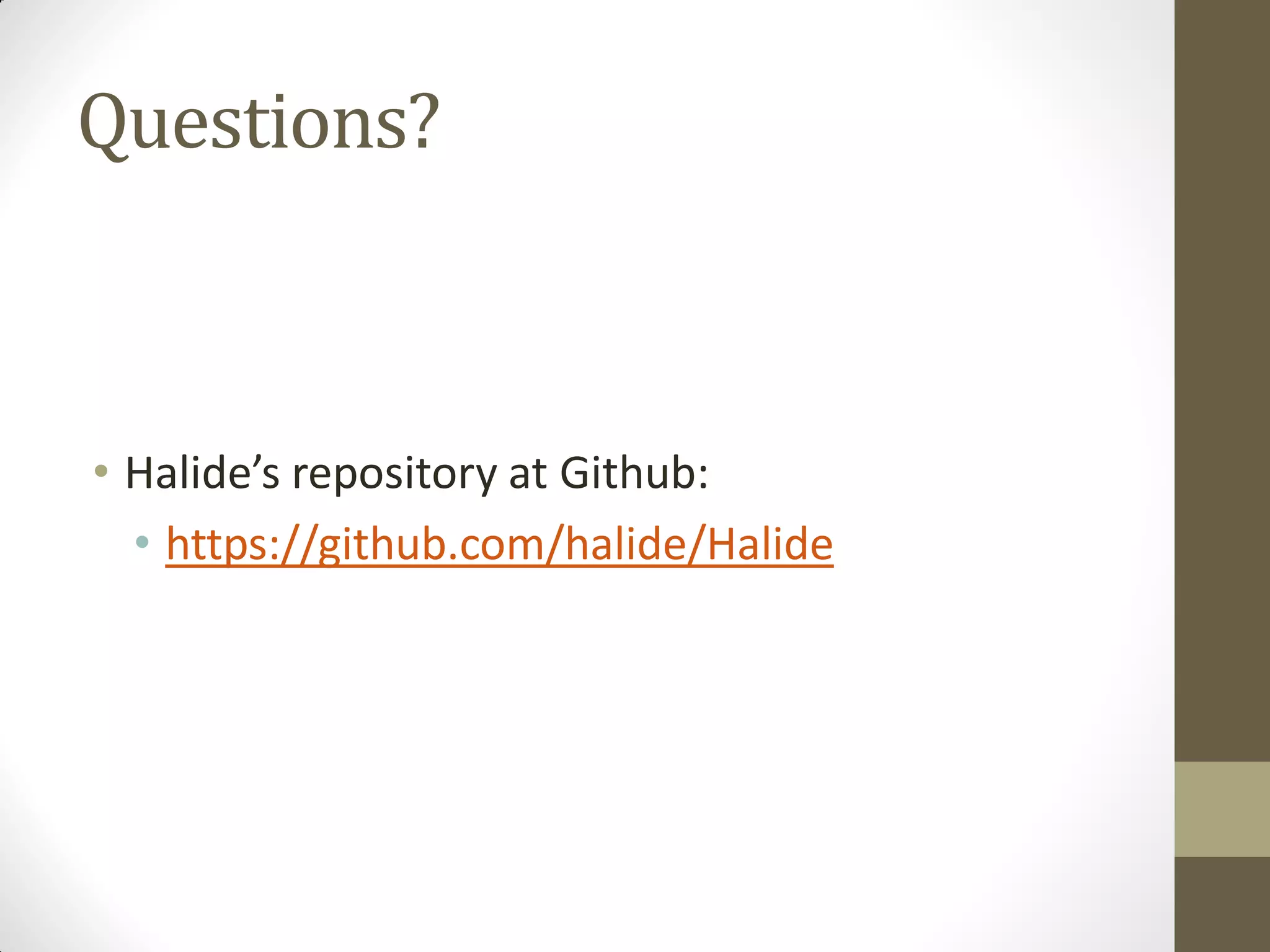 Efficient Image Processing with Halide | PDF | Programming Languages | Computing