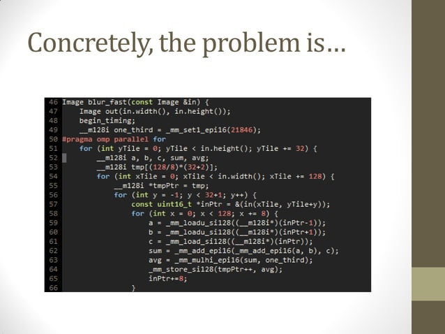 Efficient Image Processing with Halide | PPT