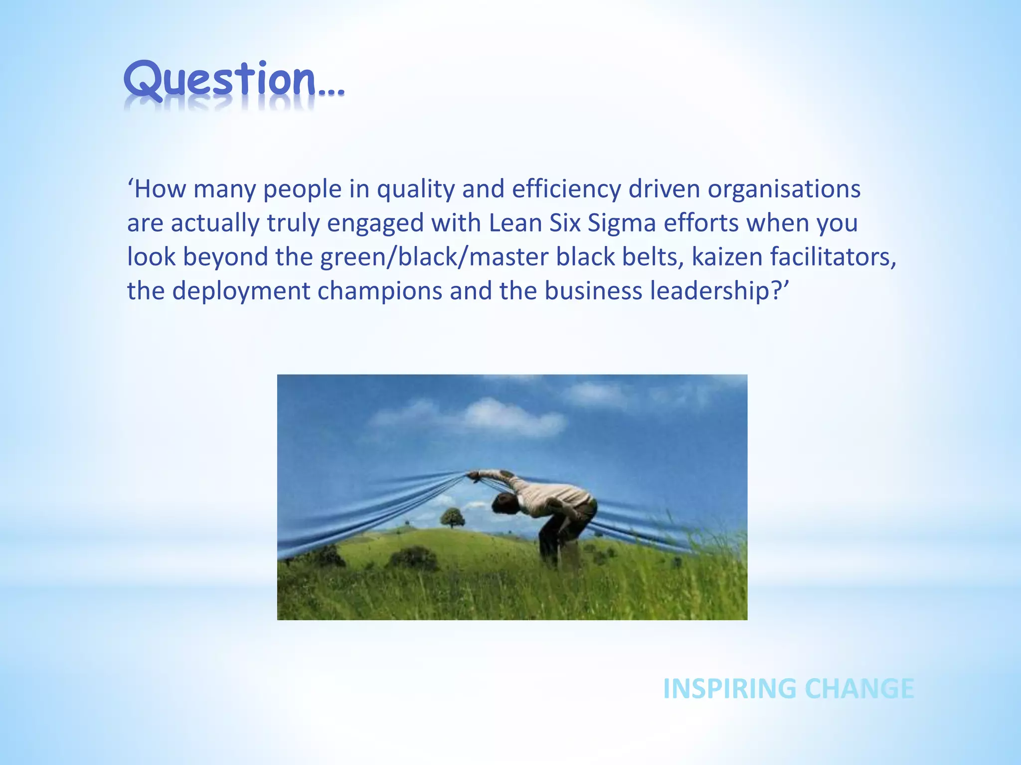 Crossing Improvement Borders with Strength based Lean | PPTX