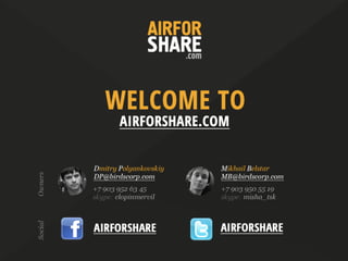 AirForShare presentation | PDF