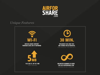 AirForShare presentation | PDF