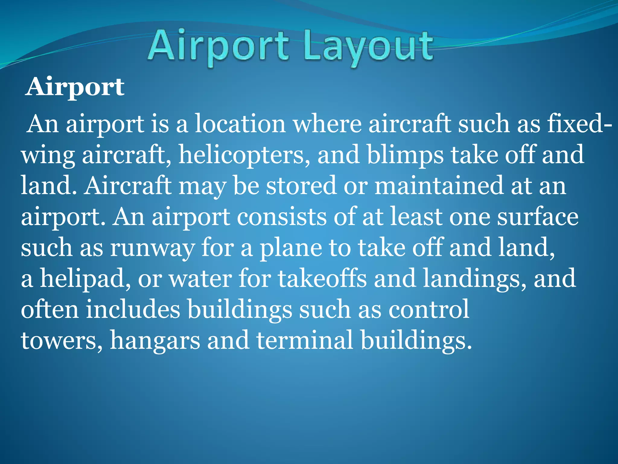 Airport Layout | PPTX