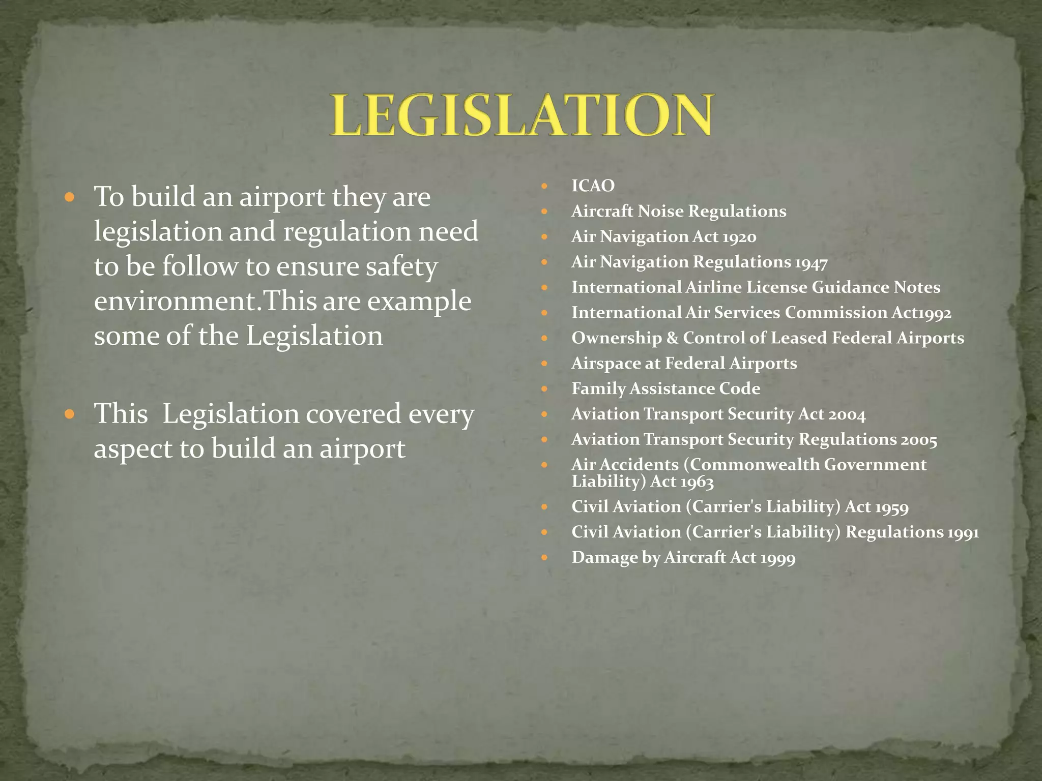 Presentation airport planning | PPTX