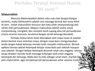 Materi Asmaul Husna Al-Jami | PPTX