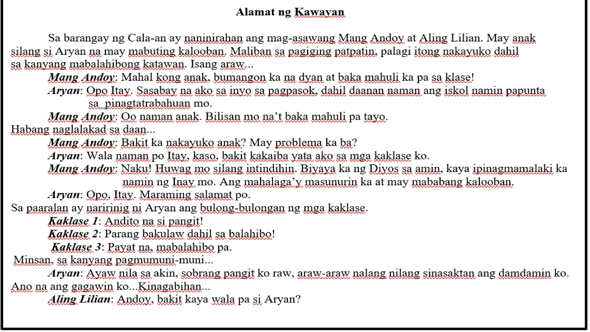 presentation of alamat Filipino grade nine | PPTX