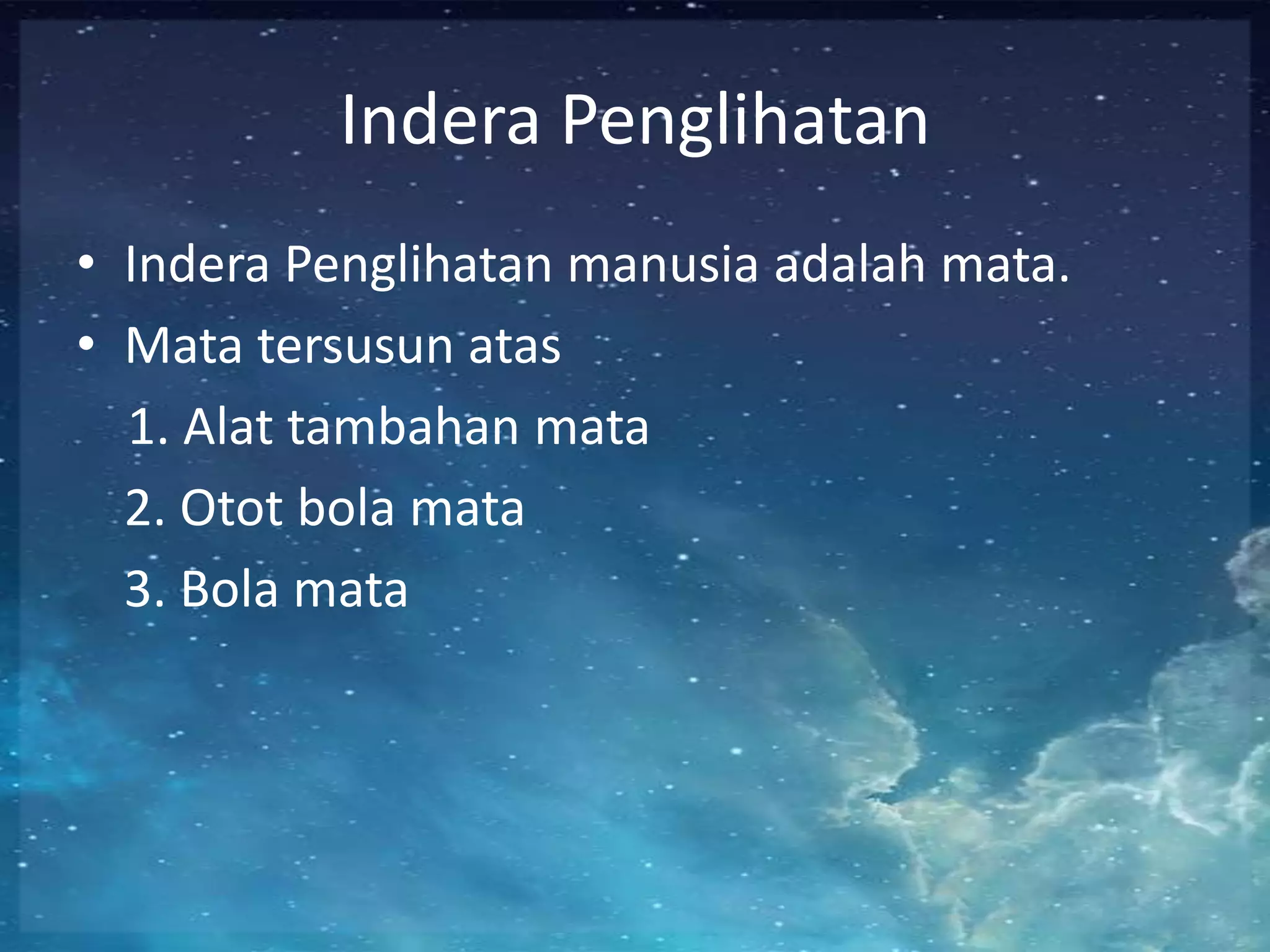 Presentasi alat indera | PPTX