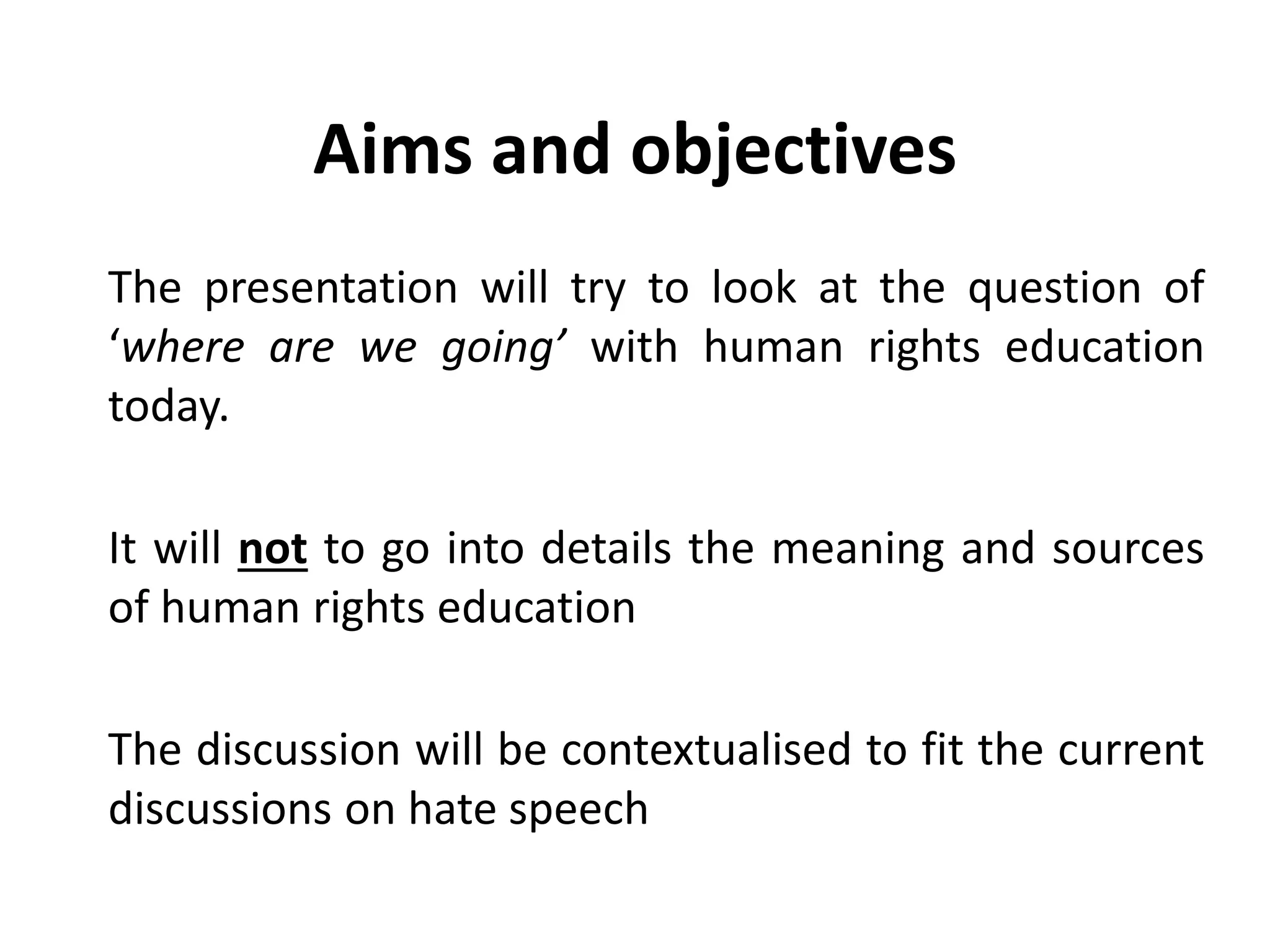 Human Rights Education | PPT