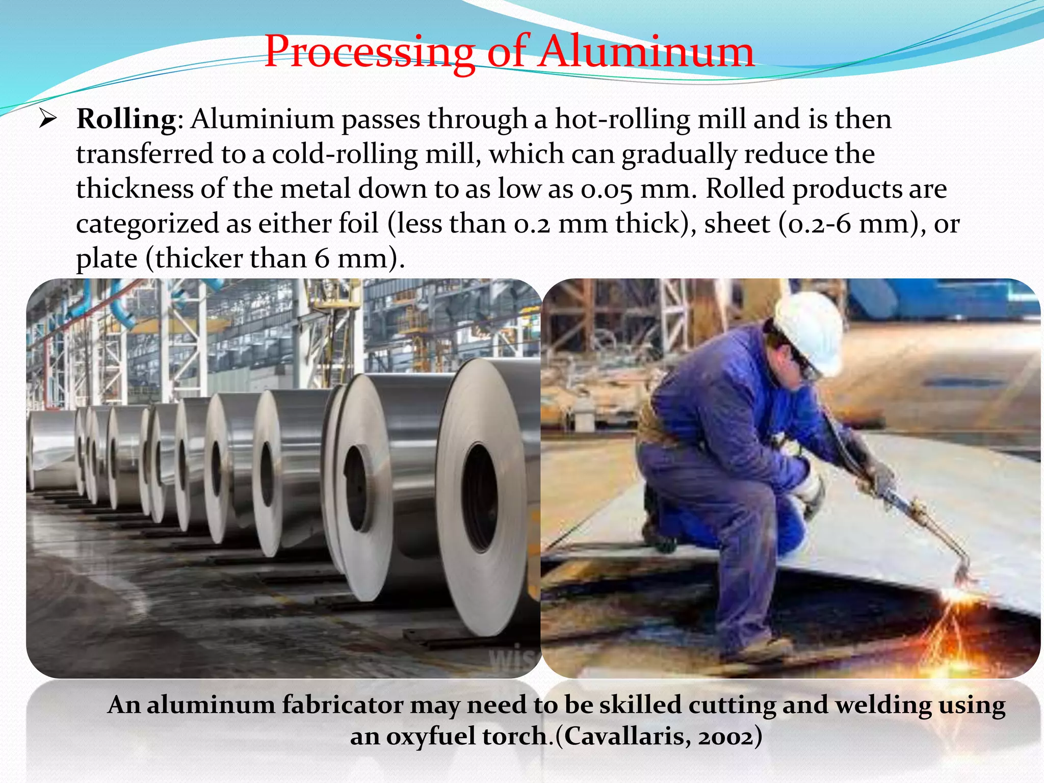 Aluminium Processing,Properties and Application | PPTX