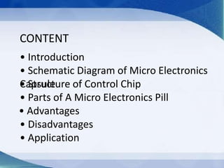 Presentation on Micro electronics pill.pptx