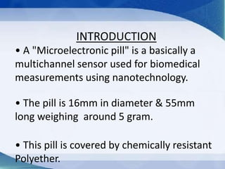Presentation on Micro electronics pill.pptx