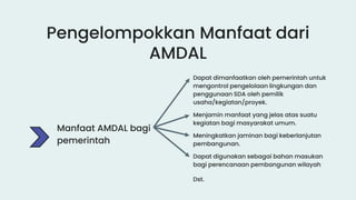 Presentation_AMDAL(analisa mengenai dampak lingkungan ) | PPT