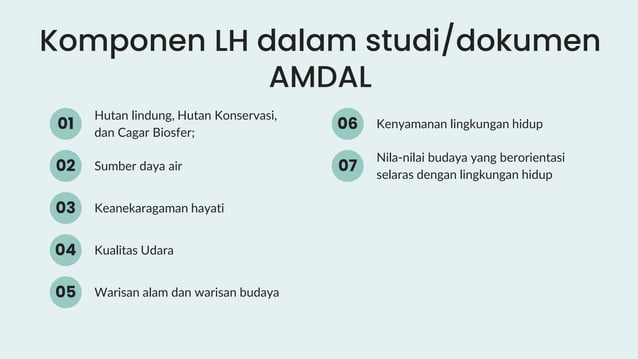 Presentation_AMDAL(analisa mengenai dampak lingkungan ) | PPT