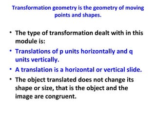 Transformation Geometry | PPT