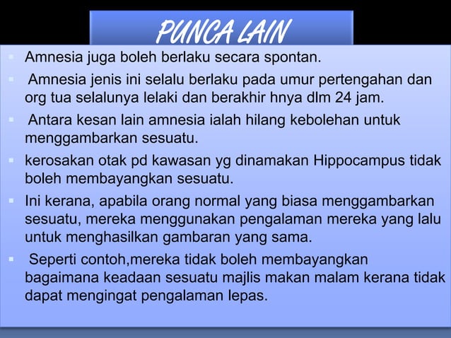 Presentation amnesia | PPTX