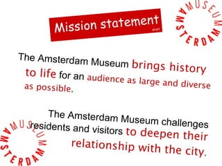 Amsterdam Museum, strategy and innovation | PPT
