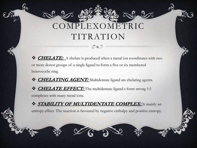 Complexometric Titration | PPTX