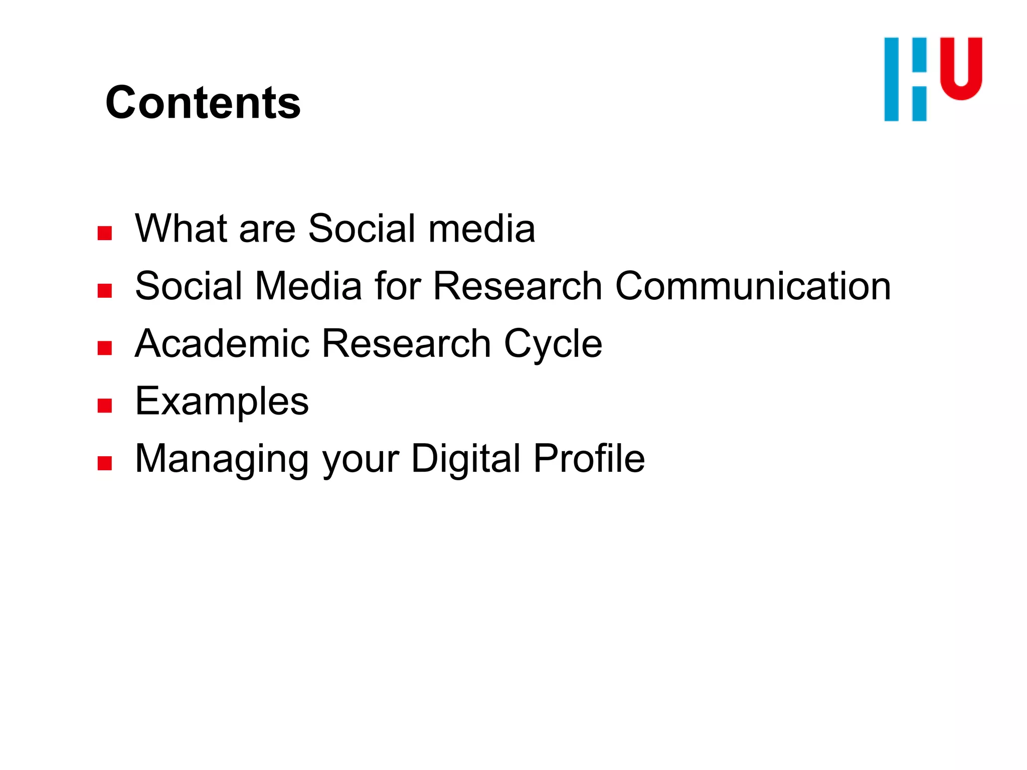 Social Media for Research Communication | PDF