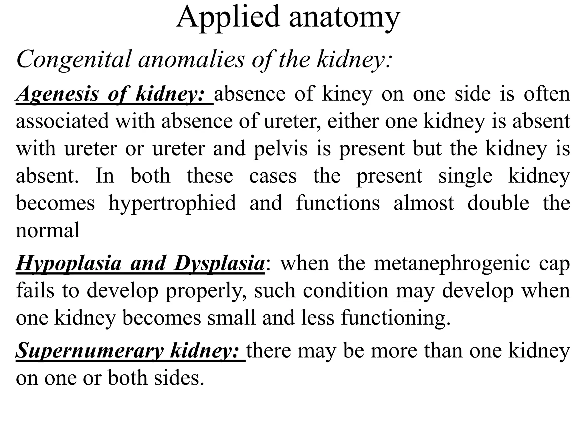Anatomy of kidney - Dr Nesar, AKTC, AMU, Aligarh | PPTX