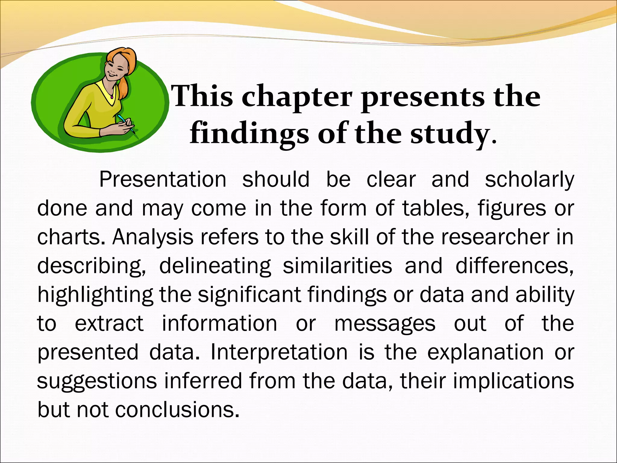 Presentation and analysis and interpretation of data | PPT