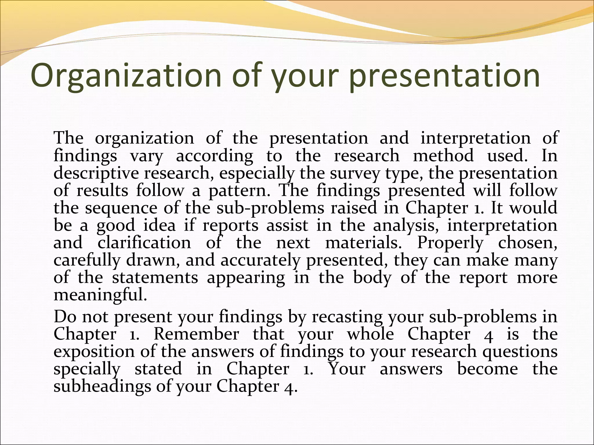 Presentation and analysis and interpretation of data | PPT