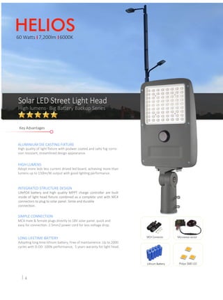 Cylindrical &vertical solar led street light for government project | PDF