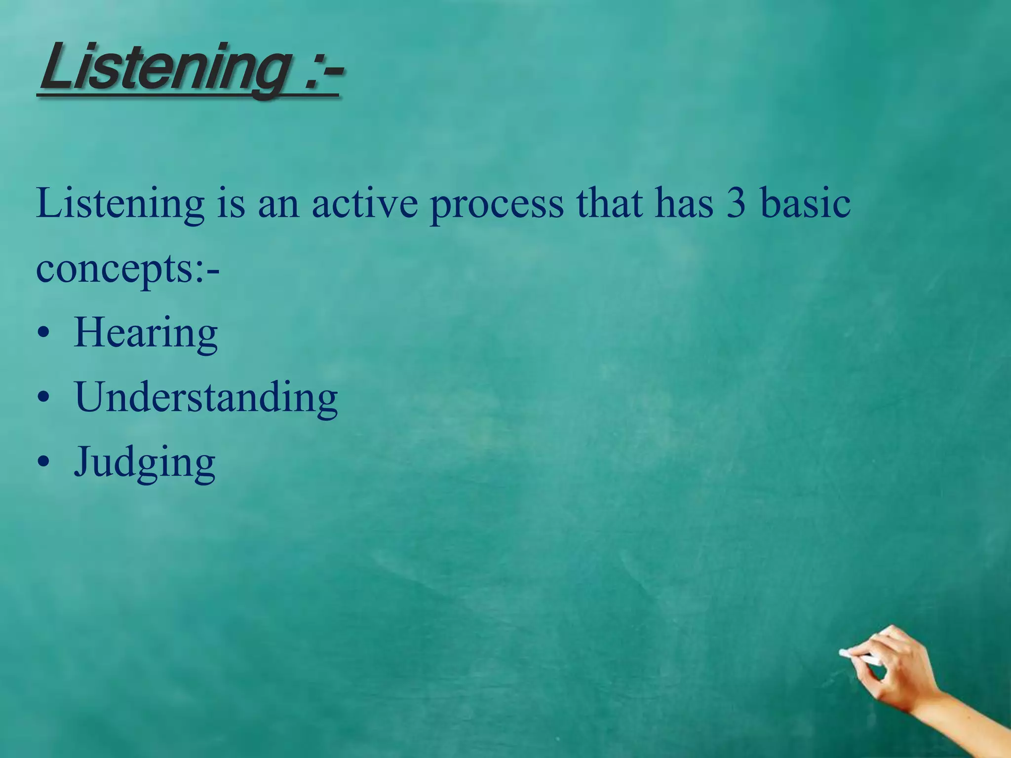 Presentation and listening skills | PPTX