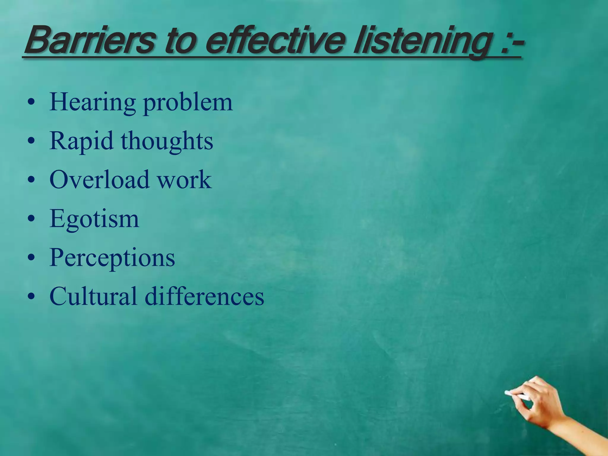 Presentation and listening skills | PPTX