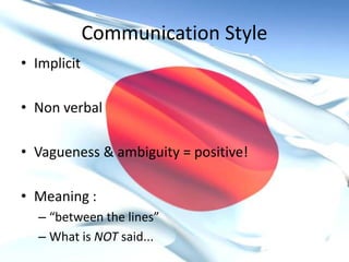 Cultural differences between Japan and USA people | PPTX