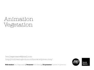 Presentation Animation Vegetation | PDF