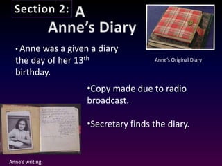 Presentation anne frank final corrected | PPT