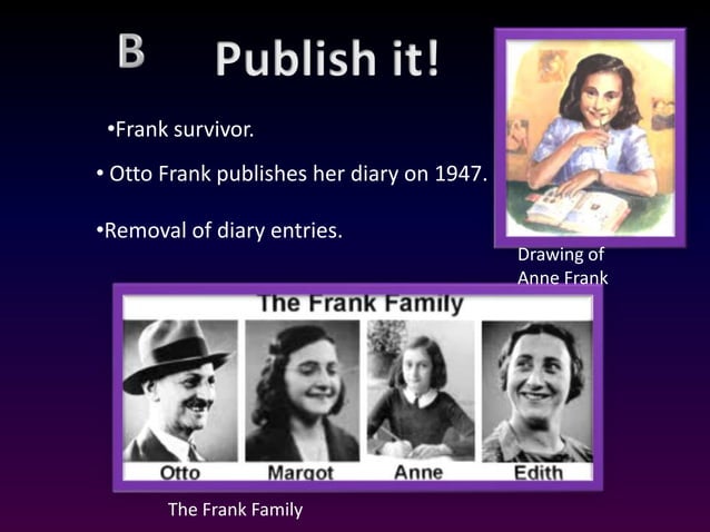 Presentation anne frank final corrected | PPT
