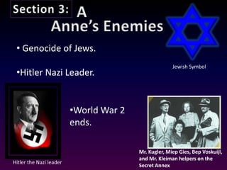 Presentation anne frank final corrected | PPT