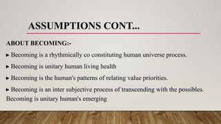 Power point presentation of Parse's Human Becoming Theory | PPTX