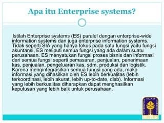 Enterprise systems (ES) | PPT