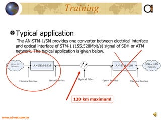 STM-1 electrical to Optical converter presentation | PPT