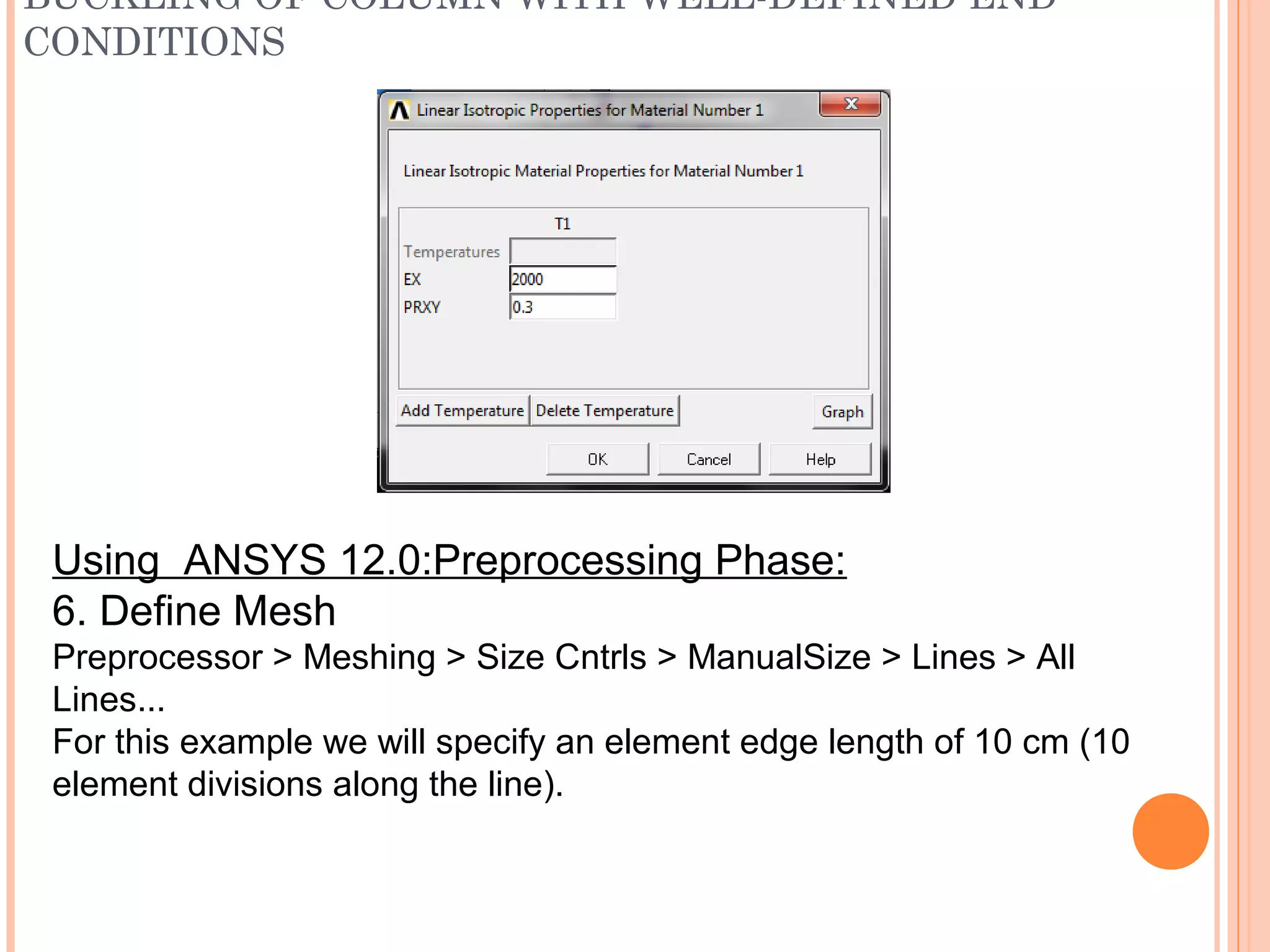 Buckling Analysis in ANSYS | PPT | Physics | Science