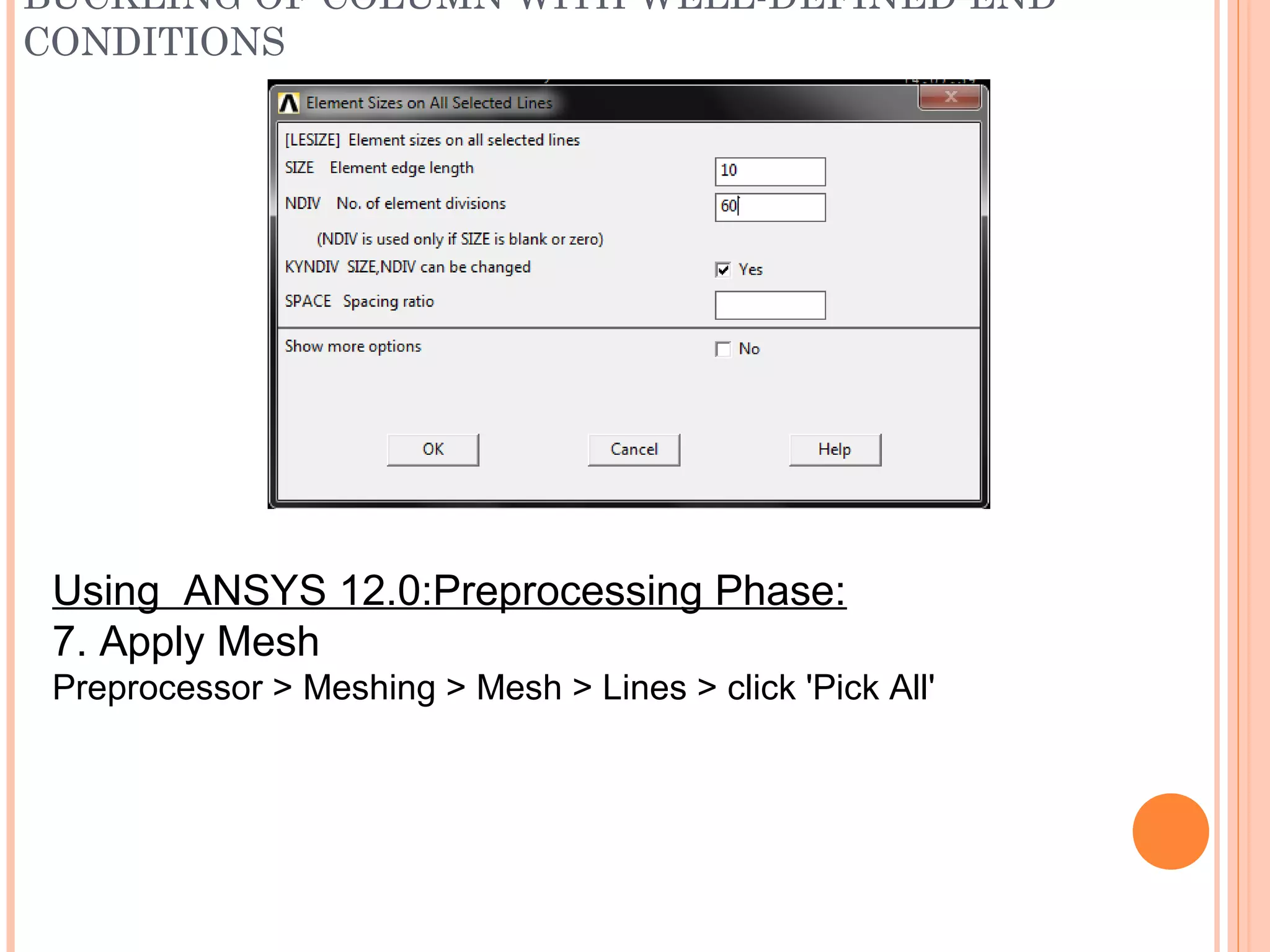 Buckling Analysis in ANSYS | PPT