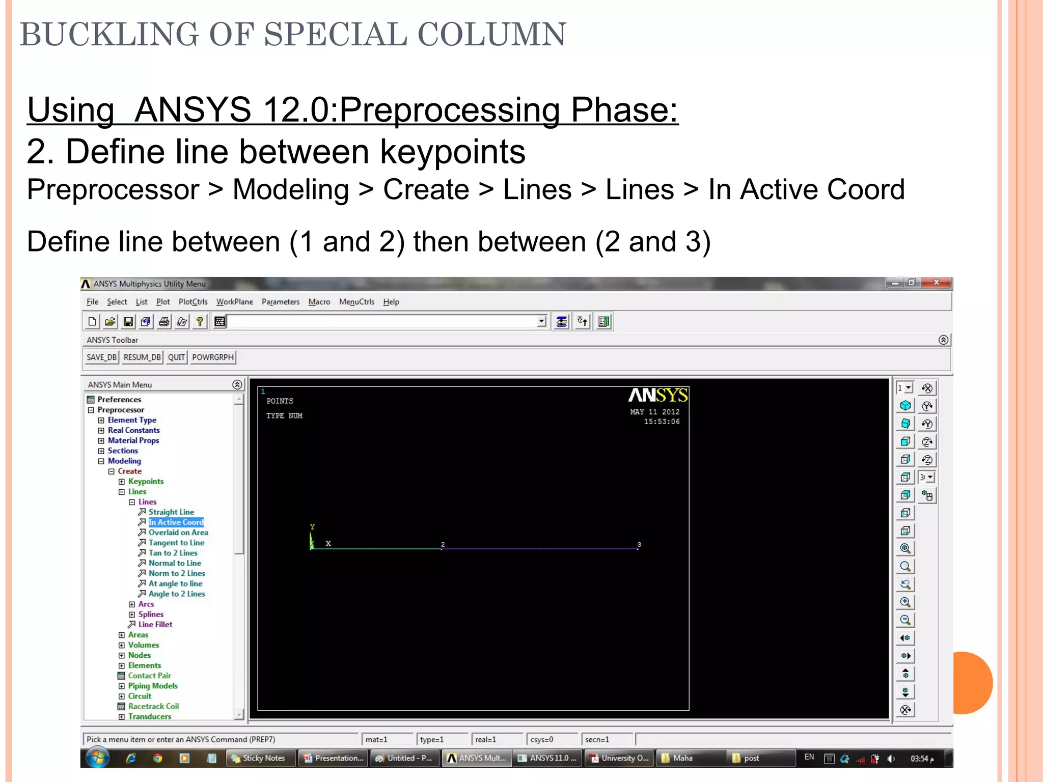 Buckling Analysis in ANSYS | PPT | Physics | Science