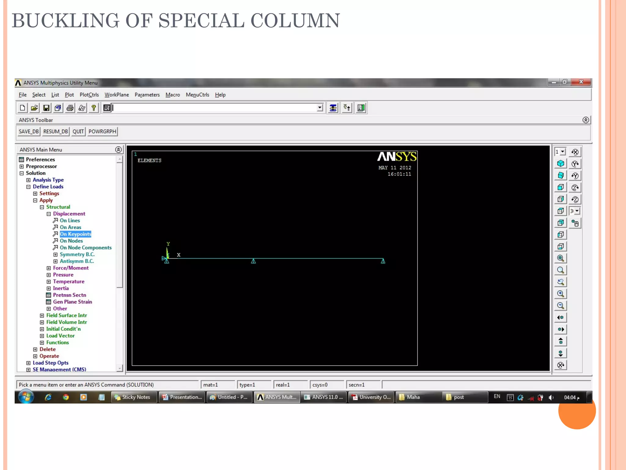 Buckling Analysis in ANSYS | PPT