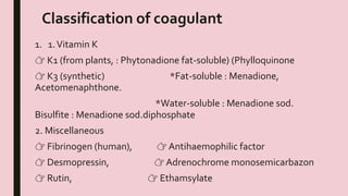 ANTICOAGULANTS | PPTX