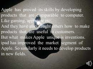 Presentation on apple inc. | PPTX | Tablets and E-readers | Consumer ...