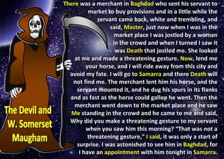 Appointment in Samarra: Bicameral Story-telling bots | PPT