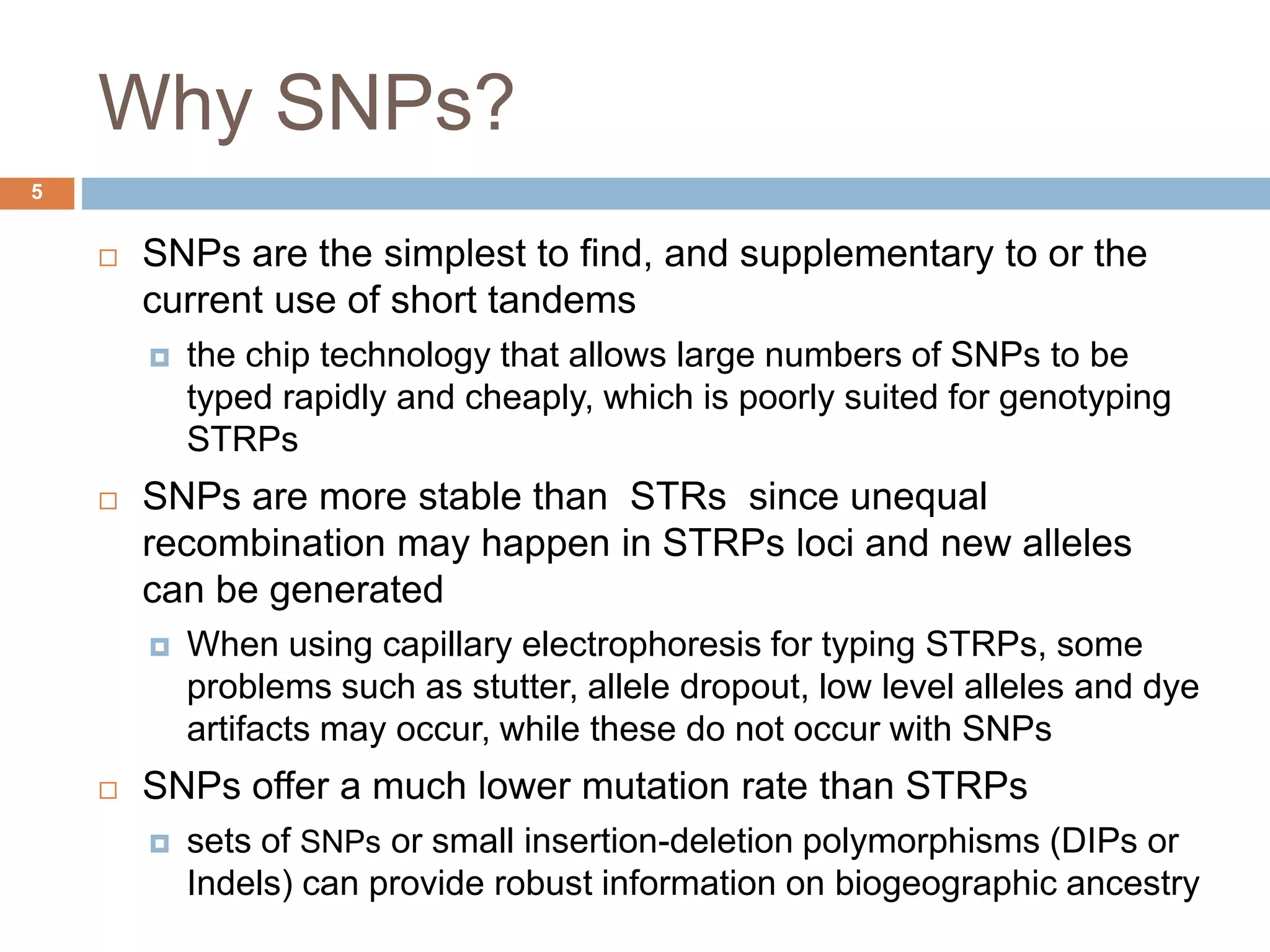 Microhaplotype, A Powerful New Type of Genetic Marker | PPSX