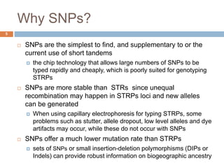 Microhaplotype, A Powerful New Type of Genetic Marker | PPSX