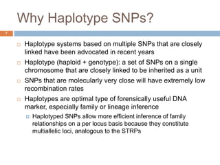 Microhaplotype, A Powerful New Type of Genetic Marker | PPSX