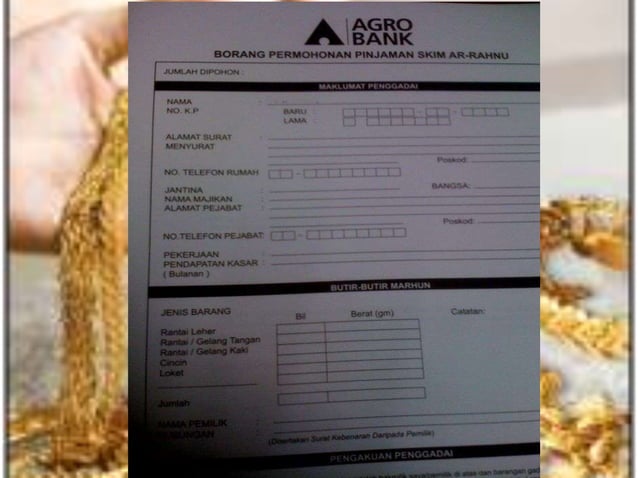 Presentation ar rahnu agrobank UITM SABAH | PPTX