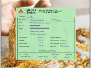 Presentation ar rahnu agrobank UITM SABAH | PPTX