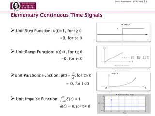 Continuous Time Analog Systems | PDF